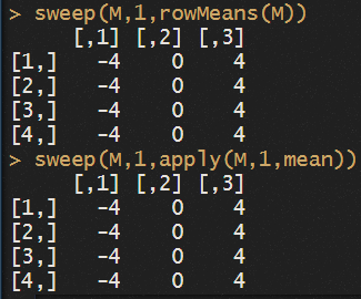 R中的sweep函数 - 知乎