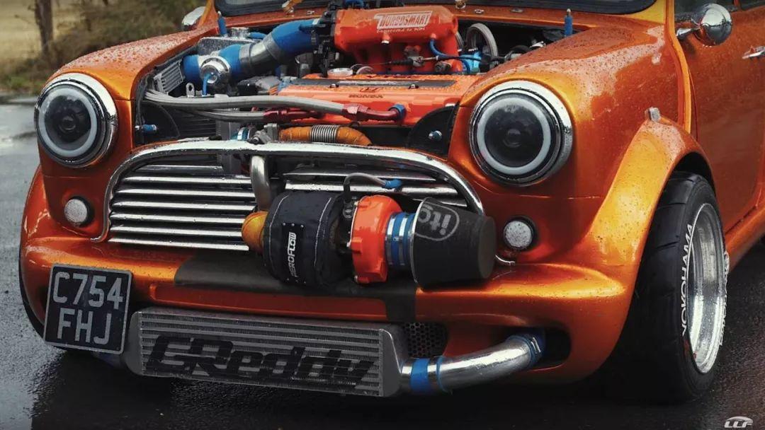 360匹马力的MINI Cooper，引擎舱里藏着一颗本田‘红头机’ - 知乎