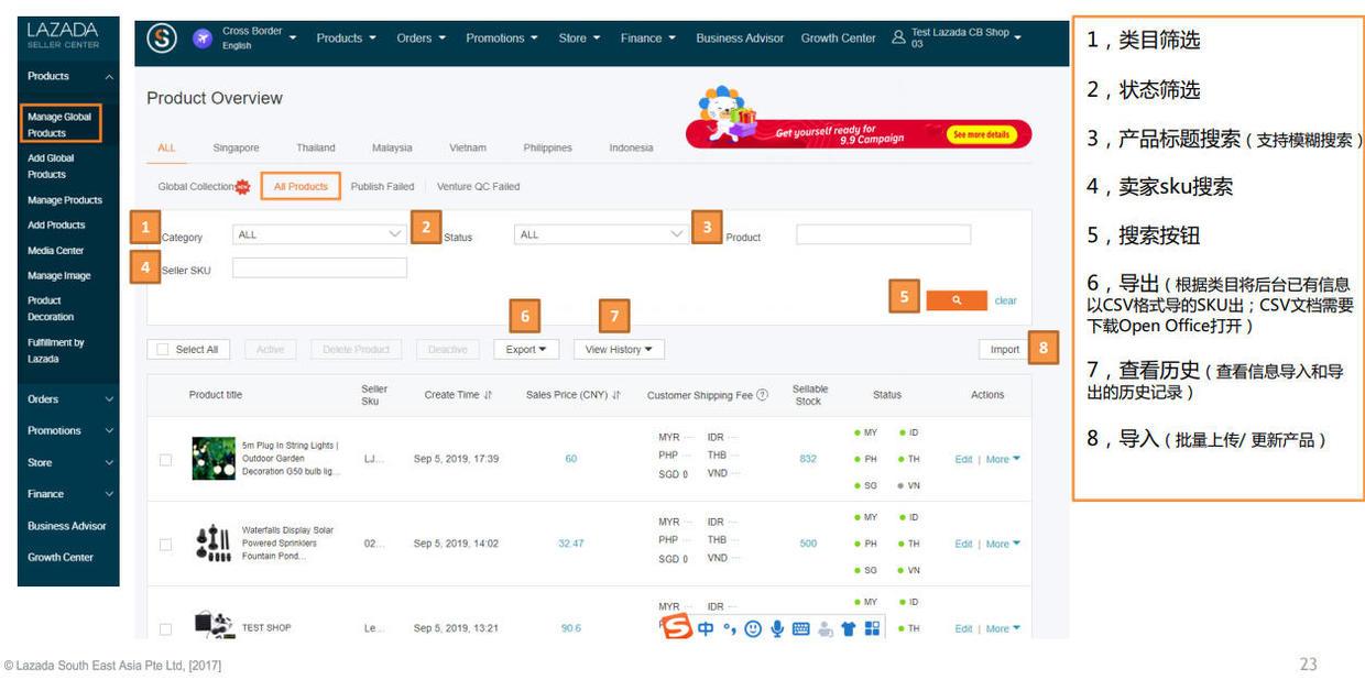 Lazada卖家中心各页面介绍 - 知乎