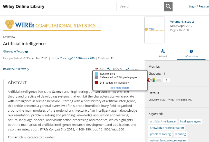 1. 从Bibliometrics到Altmetrics——替代计量学的前世、今生与未来？ - 知乎