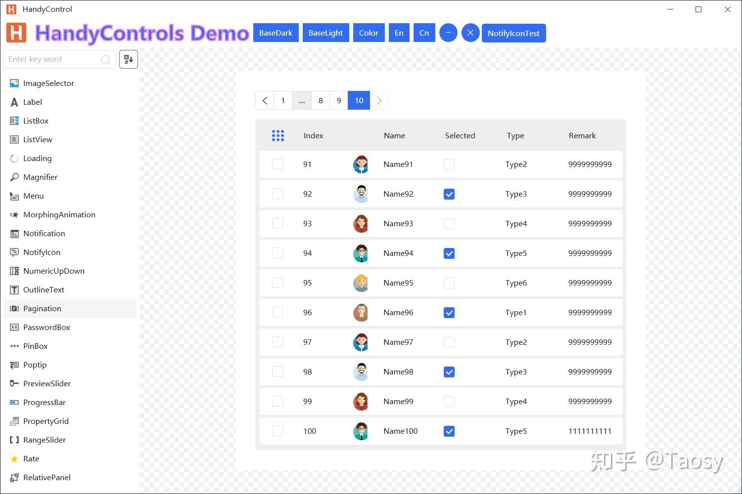 【1.8 HandyControl：80余种控件使用案例】WPF案例代码解析 - 知乎