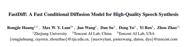 浙大开源快速扩散语音合成模型FastDiff和ProDiff - 知乎