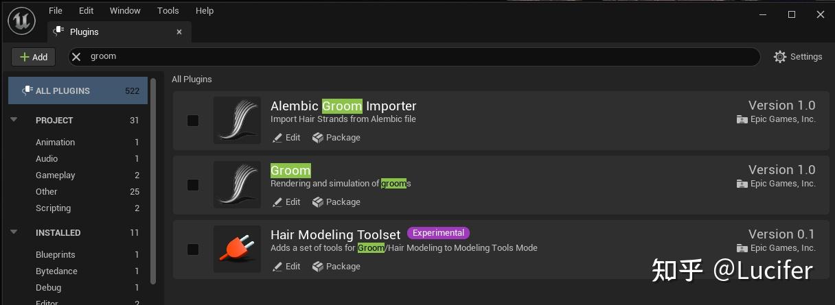 基于UE5的毛发制作方案整理 - 知乎