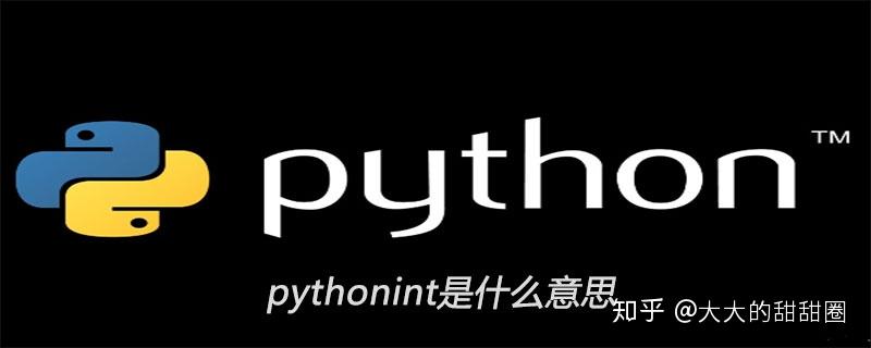 Python中int是什么意思 知乎 