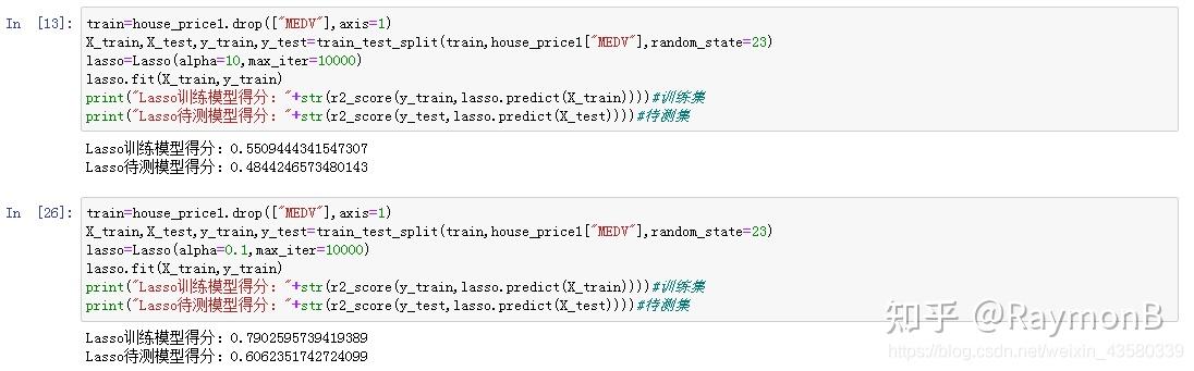 python lasso回归算法之回归实操 - 知乎
