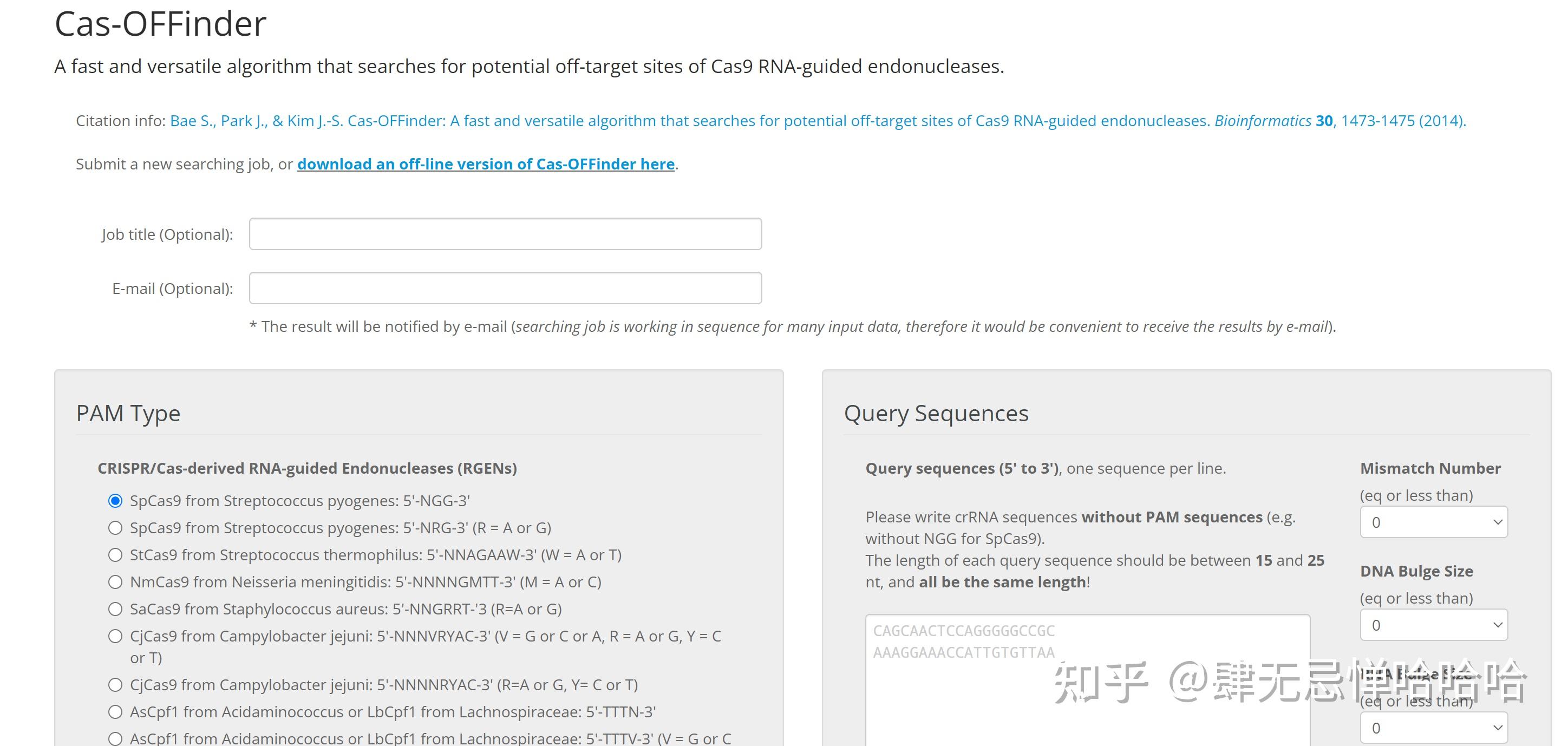 采用offinder 设计细菌的sgRNA序列 - 知乎