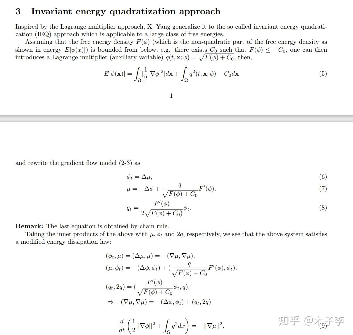 IEQ and SAV framework for solving Gradient flow - 知乎