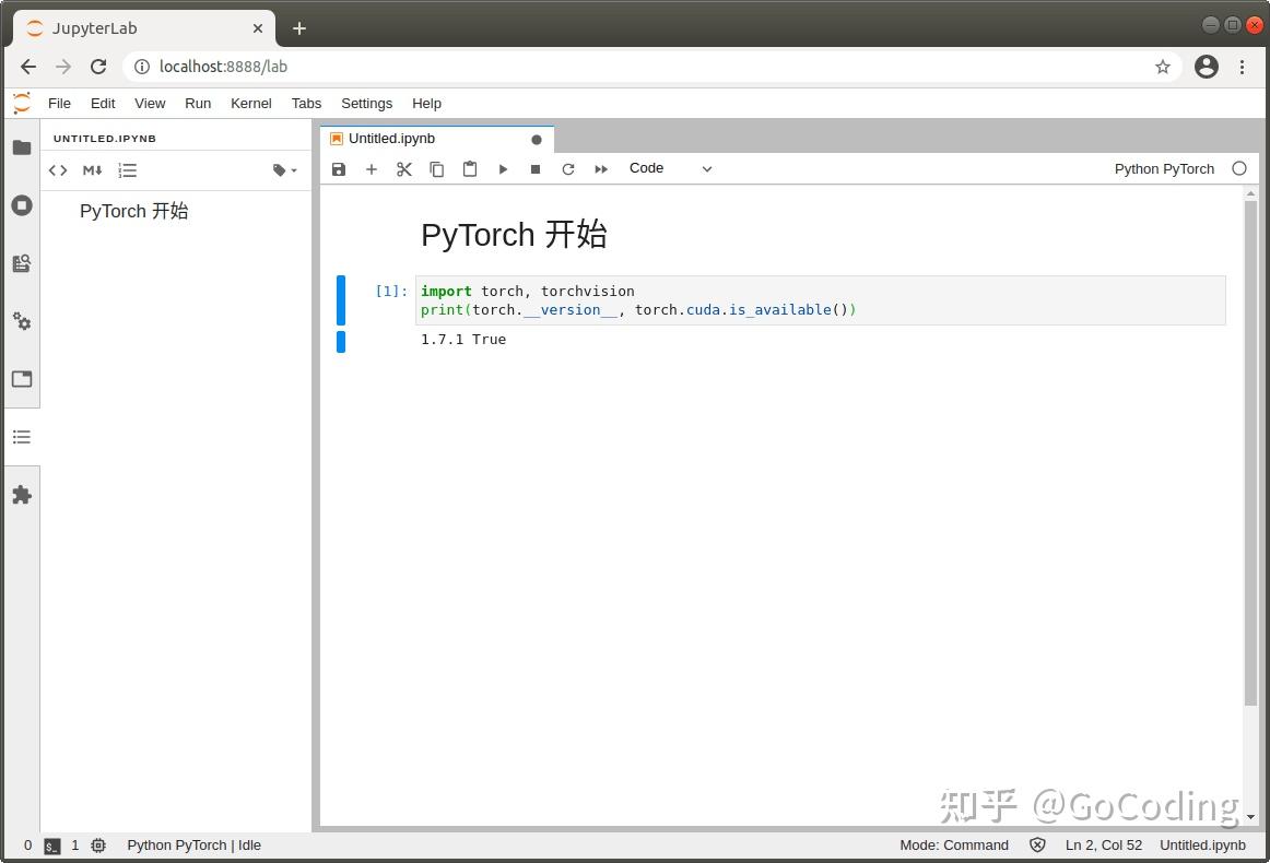 Pytorch 于 Jupyterlab 的环境准备 知乎 