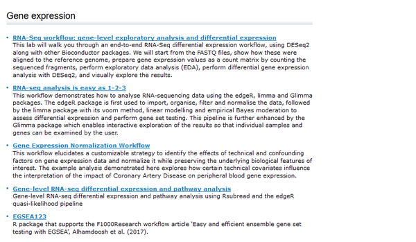生物信息神奇网站系列（十七）：Bioconductor Workflows - 知乎