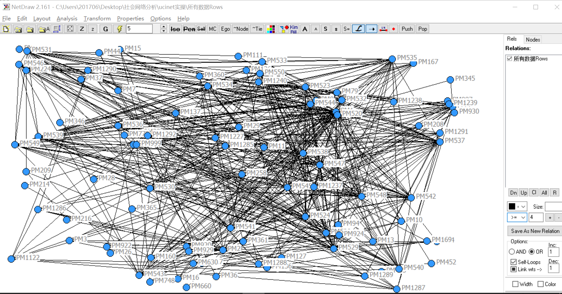 ucinet数据可视化实操--基础操作 - 知乎