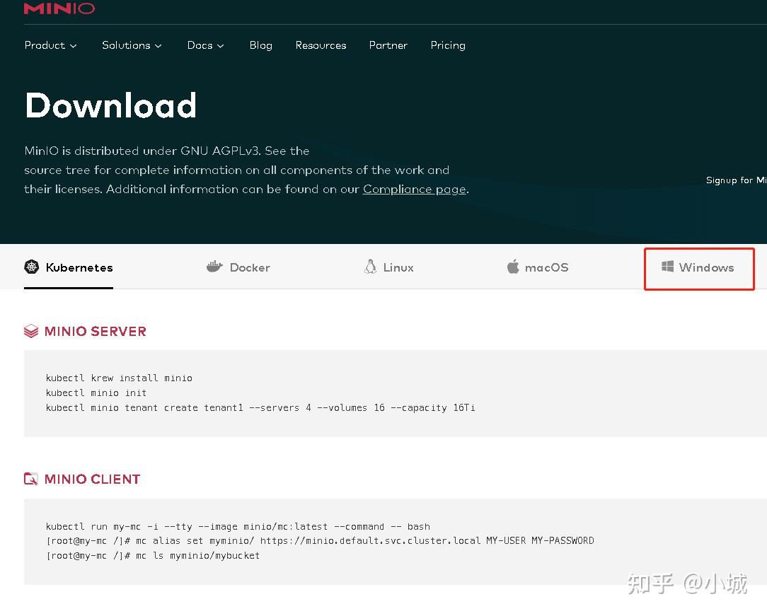 windows安装minio - 知乎