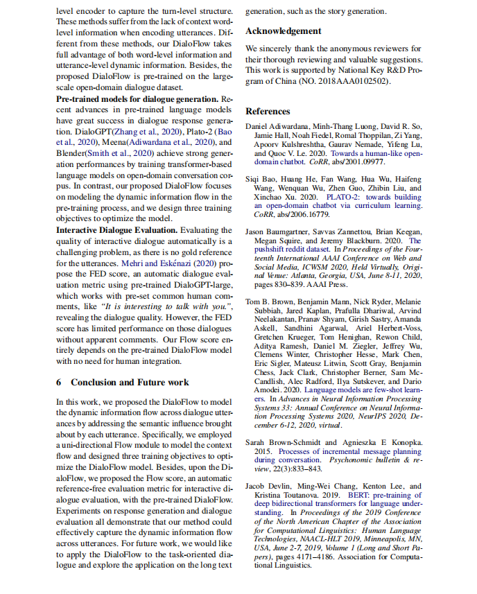 Conversations Are Not Flat:Modeling the Dynamic Information Flow across ...