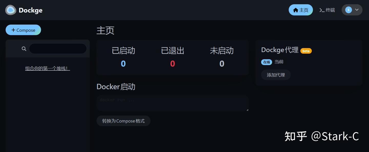NAS玩转Docker Compose | Docker快速部署可视化堆栈管理器『Dockge』 - 知乎