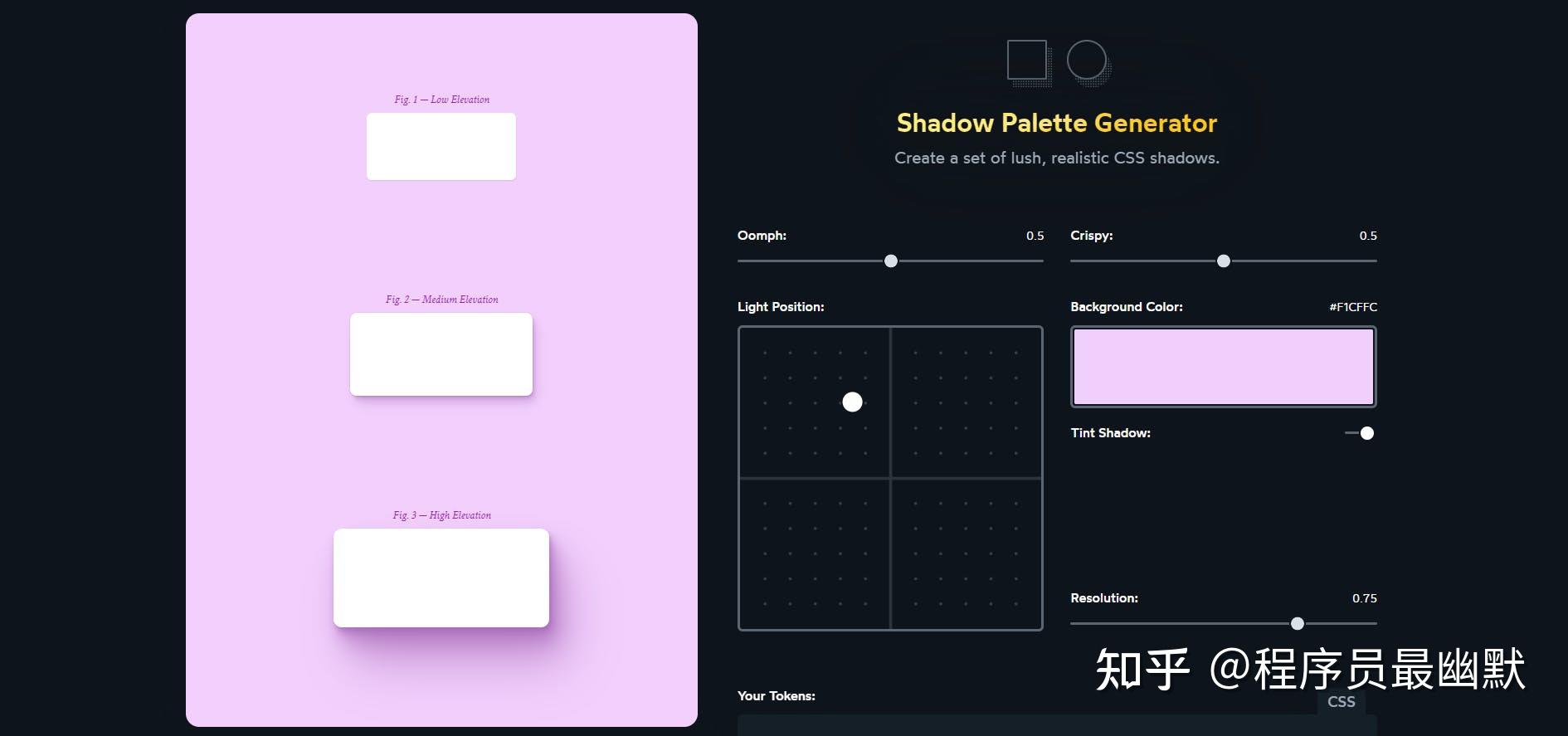 7 个不可思议的 CSS 阴影生成工具，让你的应用更具吸引力！ - 知乎