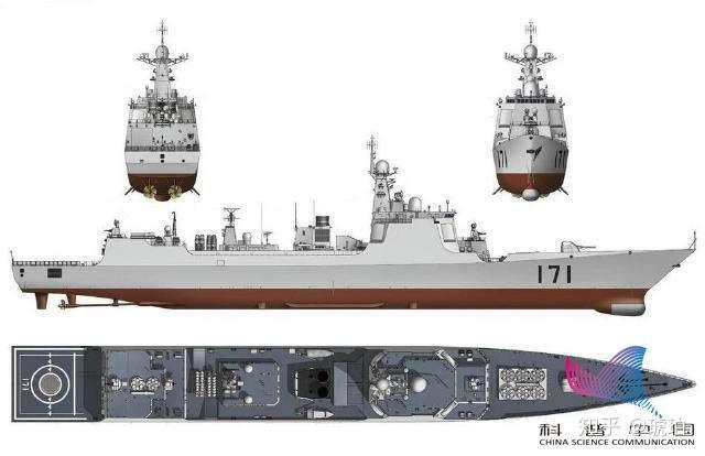 怎样从外观上区分052A/B/C/D? - 知乎