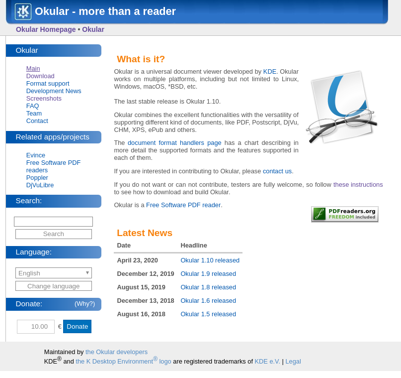 酷站推荐 - okular.kde.org - Okular - a PDF reader - 知乎