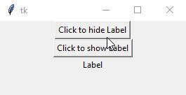 如何隐藏、恢复和删除 Tkinter 控件 - 知乎