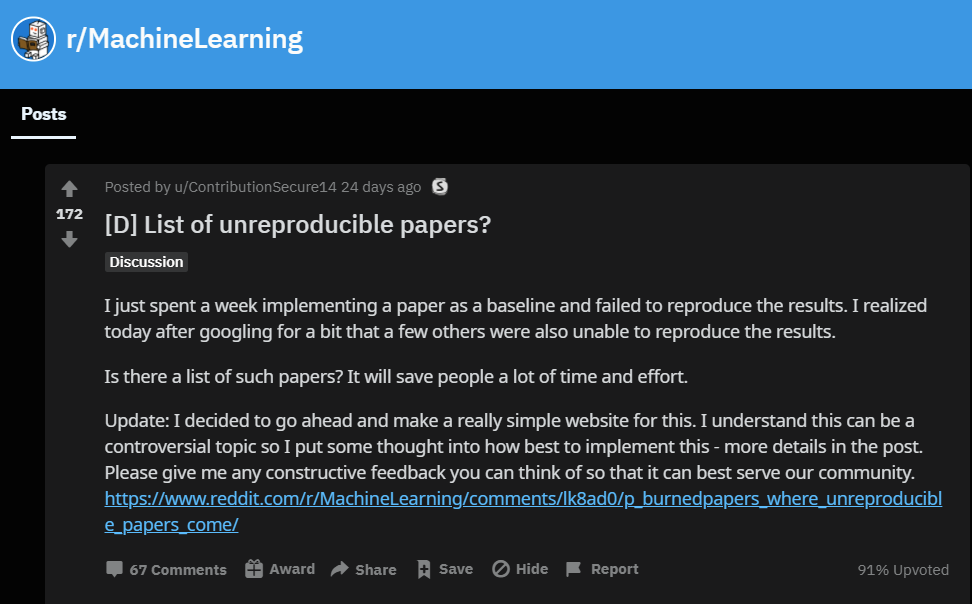 公开处刑：研究者自建Papers Without Code网站，张贴复现不了的论文 - 知乎