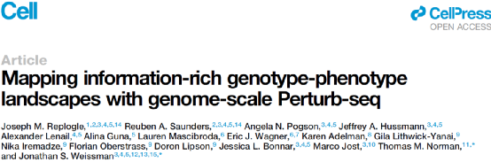 Cell｜基于Perturb-seq技术，绘制首个全基因组范围的人类细胞基因型-表型综合图谱 - 知乎