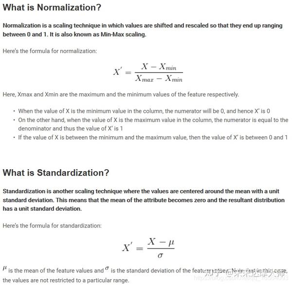 【深度学习概念区分】Normalization vs. Standardization vs. Batch Normalization - 知乎