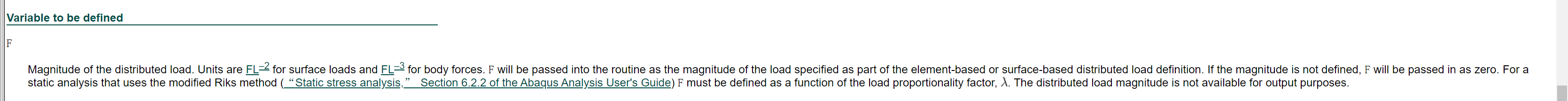 Abaqus用户子程序DLOAD详解+什么是Fortran子程序 - 知乎