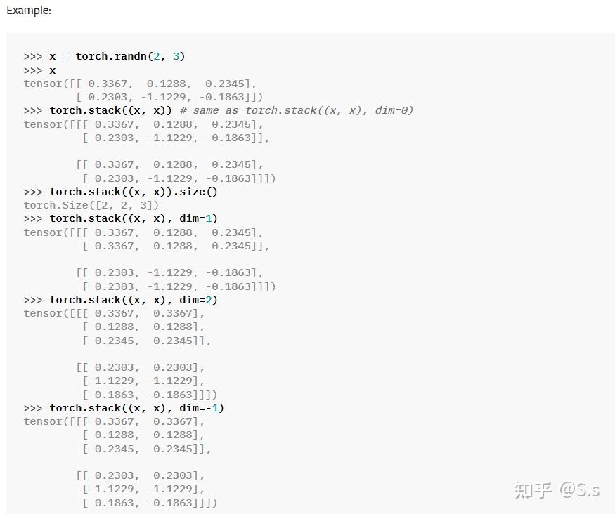 理解torch.stack() - 知乎