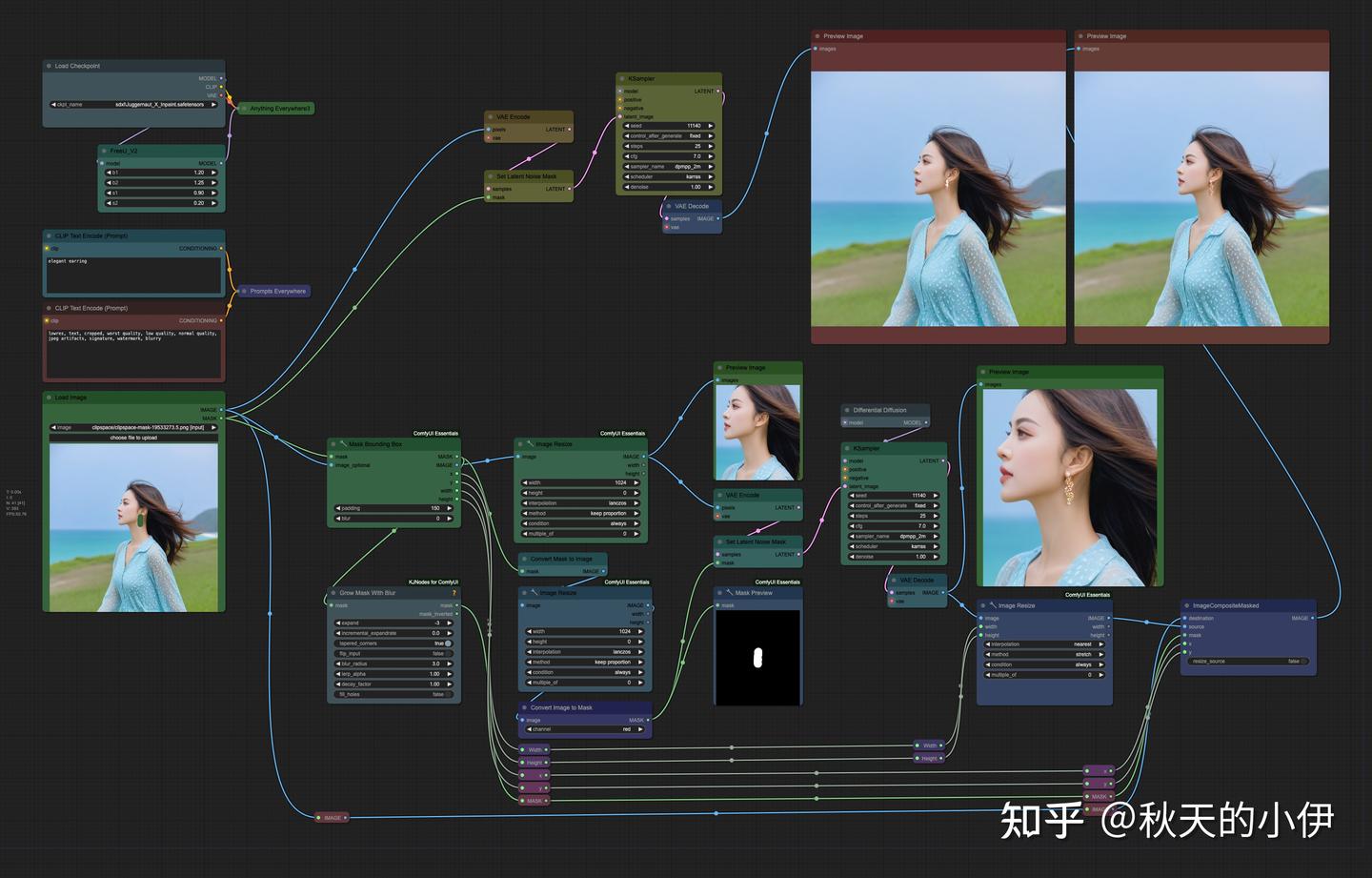 ComfyUI 蒙版处理技巧与节点推荐 - 知乎