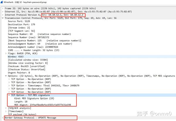 边界网关协议BGP实践课(16)—MD5认证和Keychain认证 - 知乎