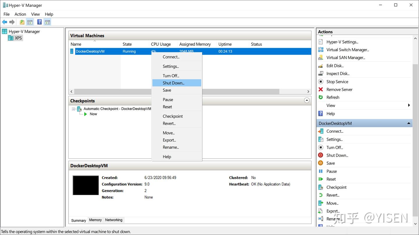 Win10中Vmmem程序资源占用过高解决办法 - 知乎