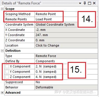 【示例】Mechanical基础06.3-远程边界条件 - 知乎