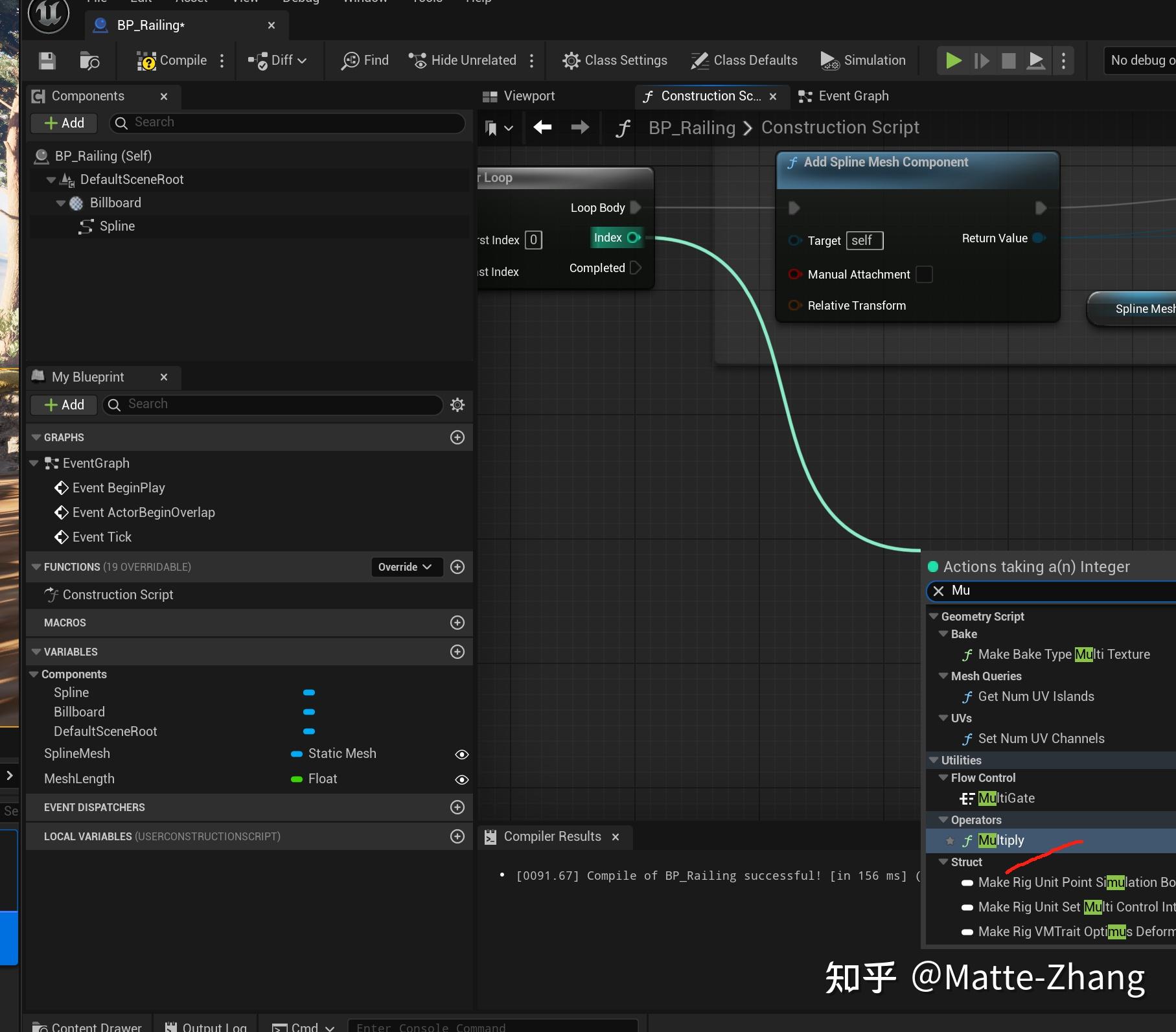 虚幻引擎（UE）5.5》再已有样条线上动态生成跟随网格体 - 知乎