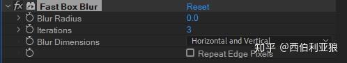 After Effects 2020 内置效果--Blur&Sharpen（模糊和锐化） - 知乎