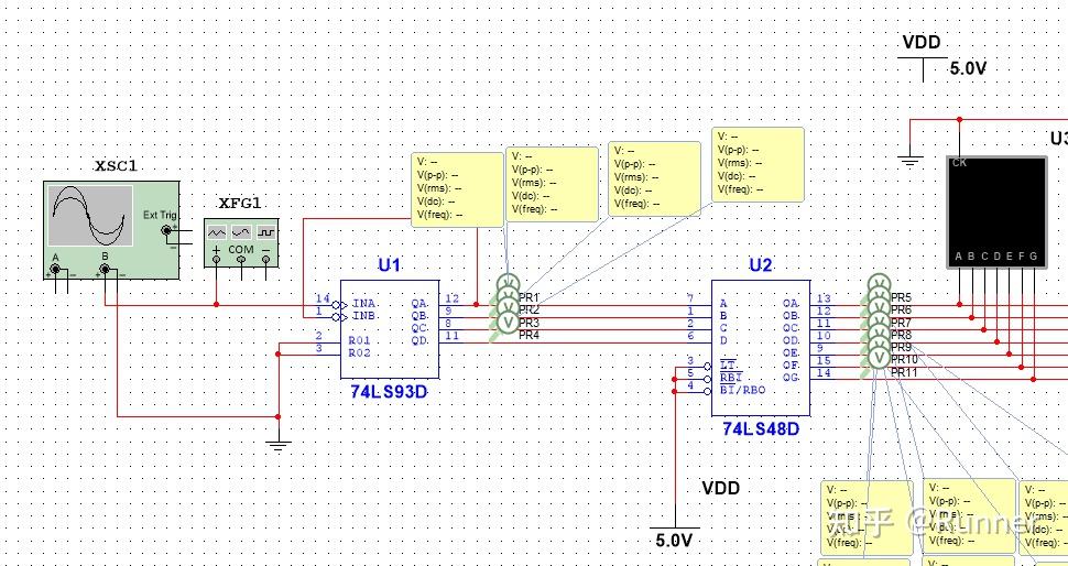 Multisim数电学习系列（2）——计数+数码管 - 知乎