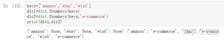Python入门 4——字典及其映射 - 知乎