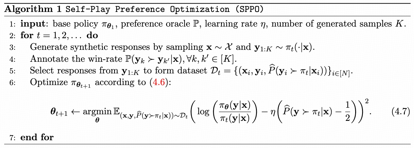 【大模型论文阅读】Self-Play Preference Optimization for Language Model Alignment - 知乎