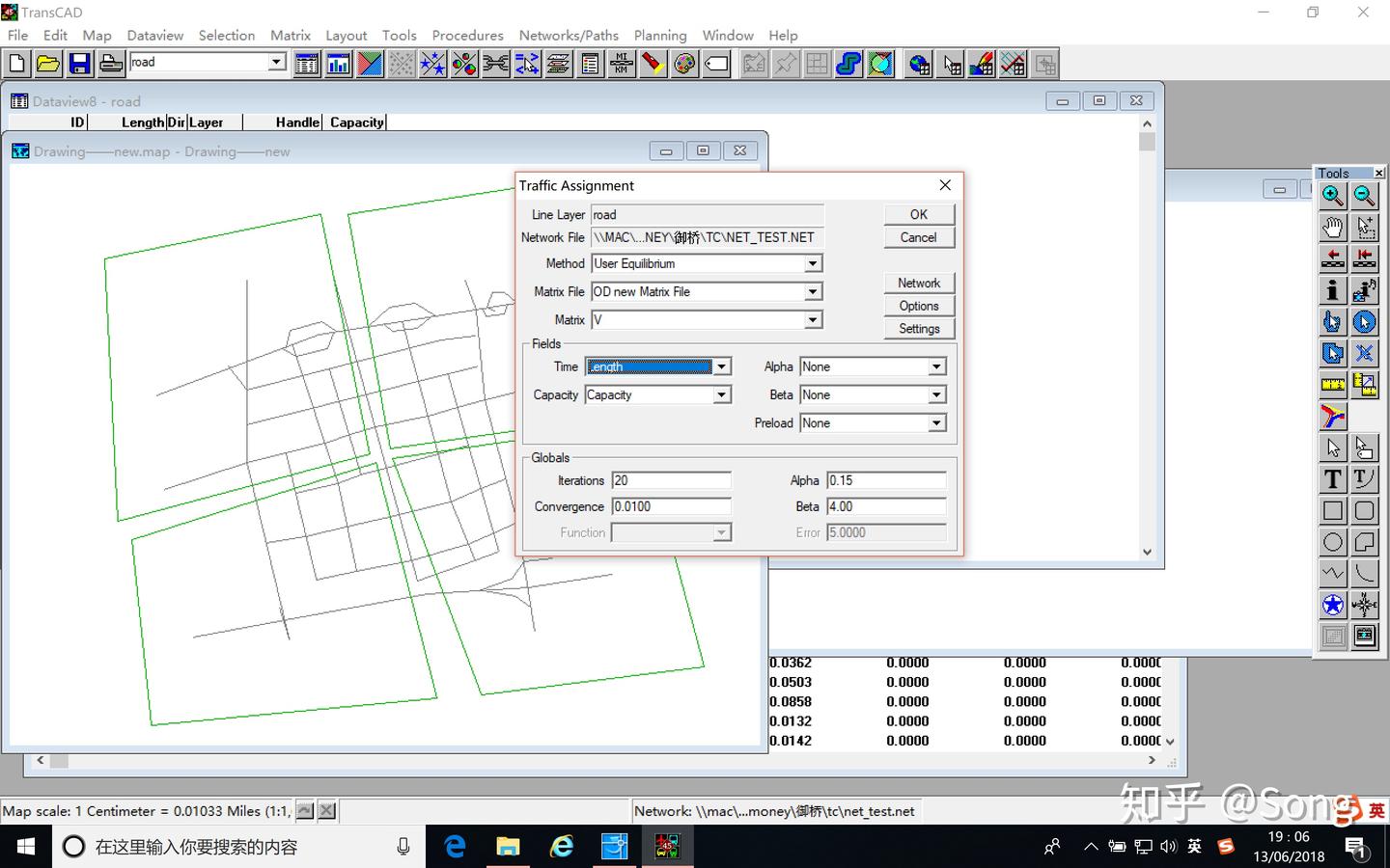 TransCAD —— 流量分配操作指南 - 知乎