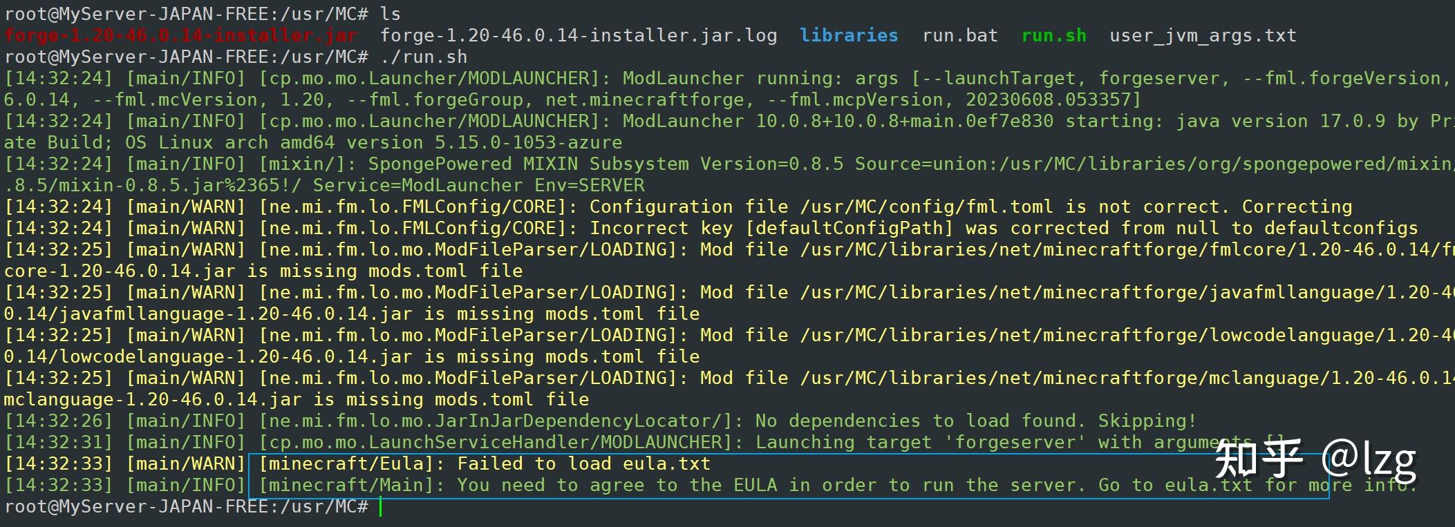 Linux环境下搭建MC服务器（二：forge服务器安装--在服务端部署forge 并安装mod） - 知乎