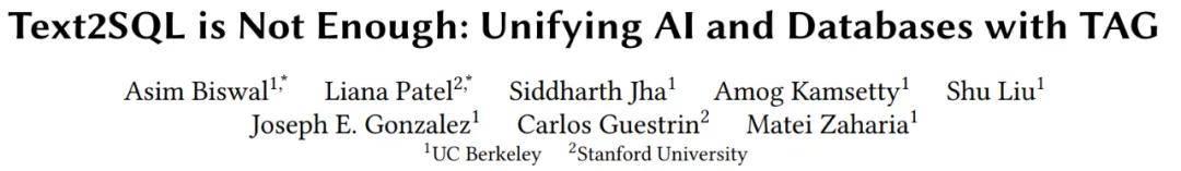 表格增强生成TAG登场：解锁AI自然语言与数据库的完美结合 - 知乎