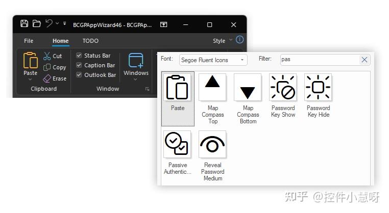 MFC扩展库BCGControlBar Pro v34.1 - 支持Windows 10/11字体图标 - 知乎