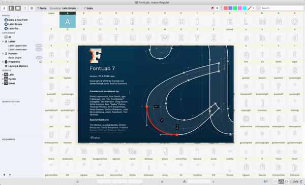 FontLab 7 for Mac(MacOS字体设计编辑器) v7.1.0 (7355) - 知乎