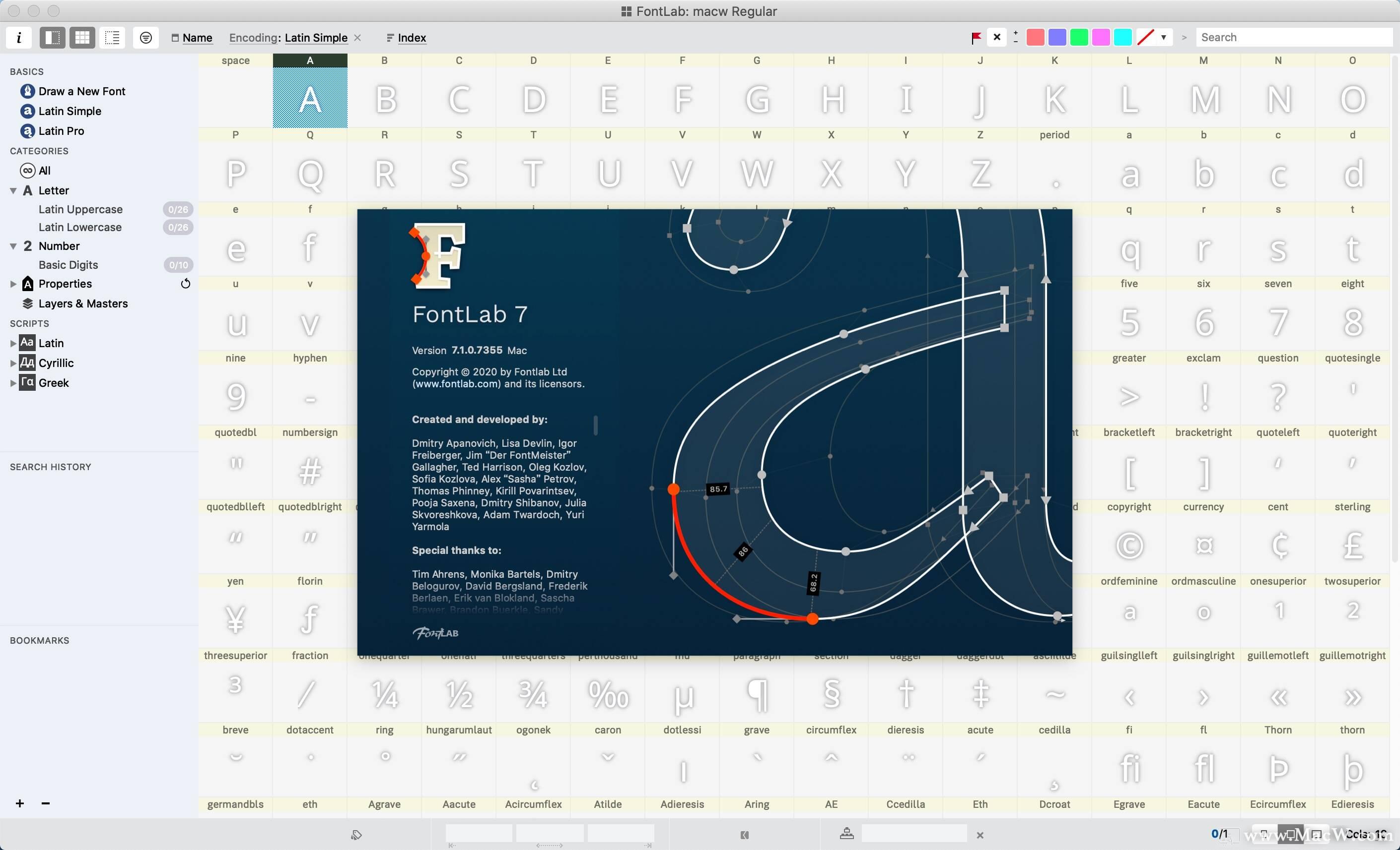 FontLab 7 for Mac(MacOS字体设计编辑器) v7.1.0 (7355) - 知乎