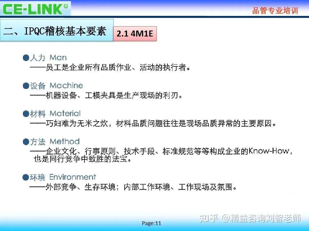 IPQC-稽核技巧 - 知乎