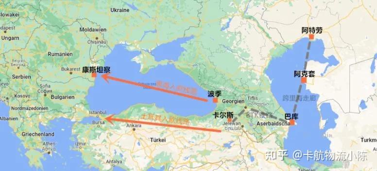 什么是跨里海国际运输路线（TITR）？ - 知乎