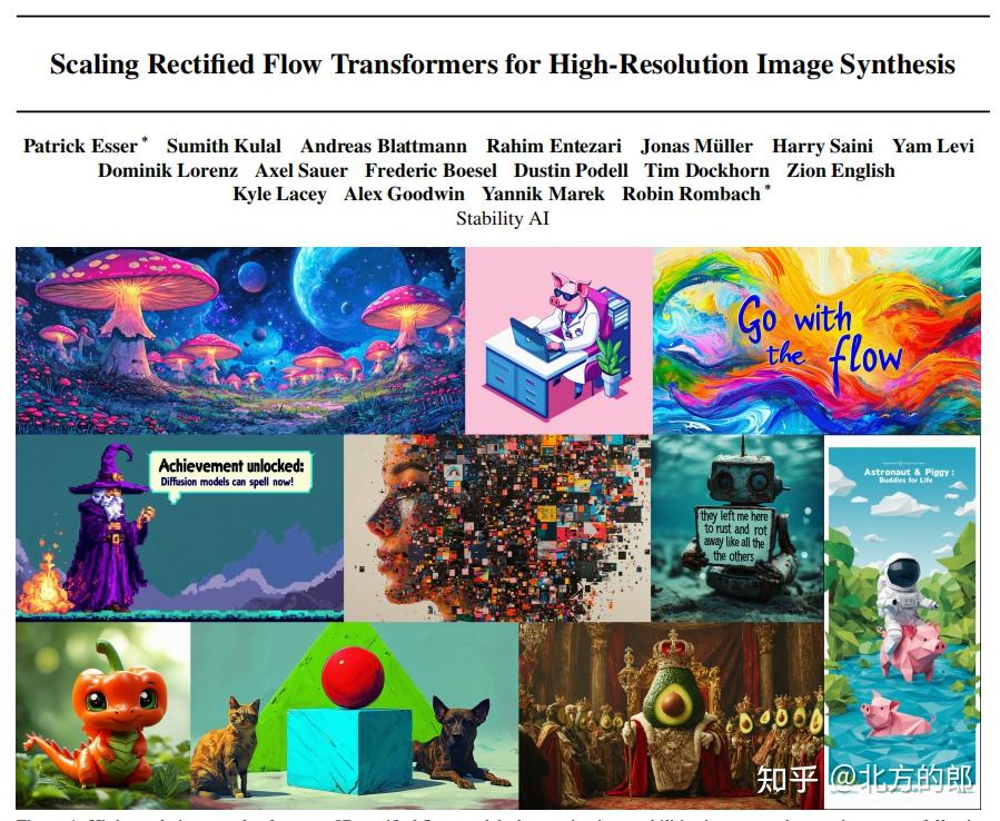 Stable Diffusion 3的技术秘密：利用Scaling Rectified Flow Transformers实现高分辨率图像生成 - 知乎
