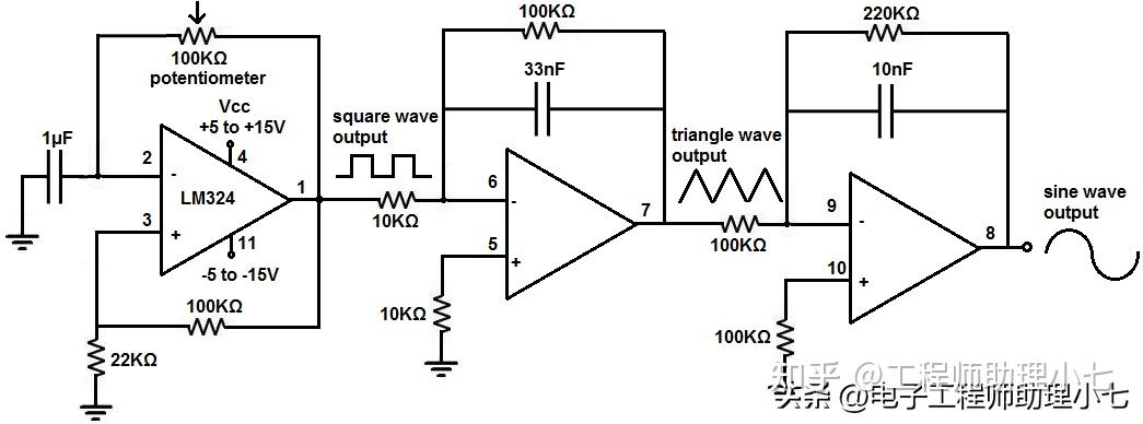 还搞不懂 LM324 ？一定要看这一文，LM324引脚功能详细讲解，秒懂 - 知乎