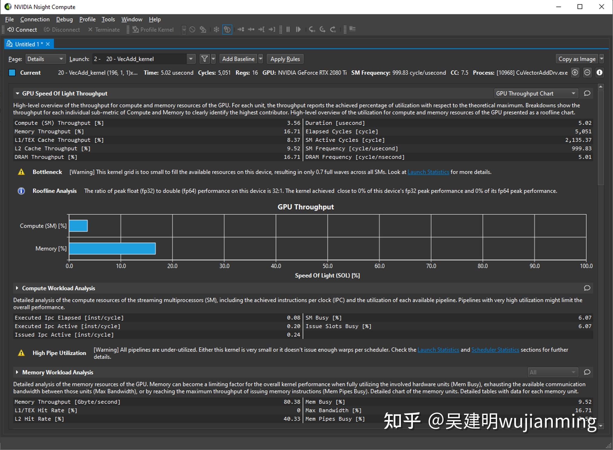 NVIDIA Nsight Compute 的用户手册 - 知乎