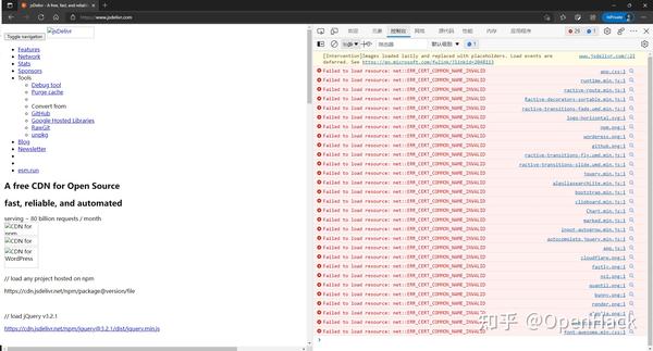 jsdelivr cdn报错无法访问 - 知乎