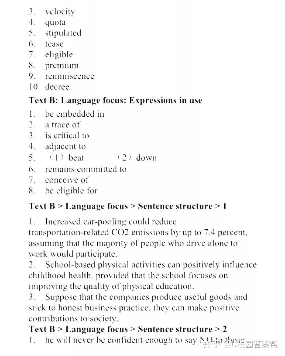 新视野大学英语读写教程 4（第三版）Unit3-Unit4 U校园答案 - 知乎