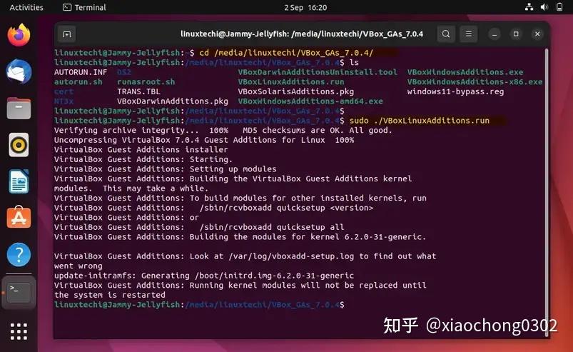 Ubuntu 22.04 上安装 VirtualBox Guest Additions - 知乎