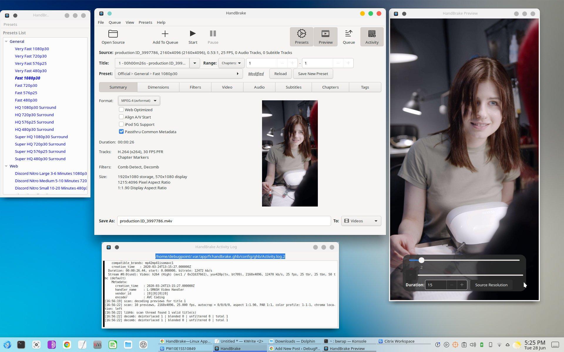 HandBrake：用于转换任何格式视频的免费工具 | Linux 中国 - 知乎
